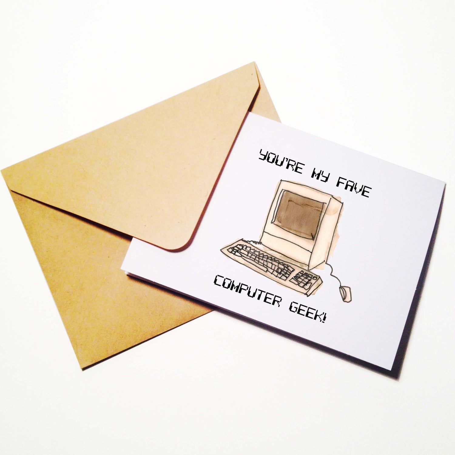 Computer Geek Card – ratbone skinny